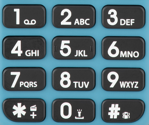Blue Mobile Phone – Simply Big New Zealand